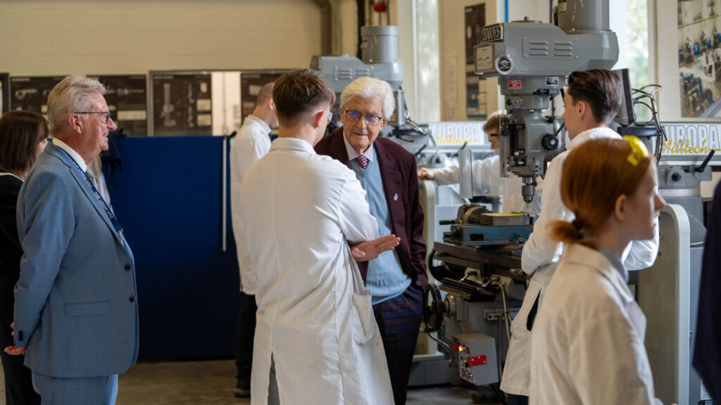 Leaders in education Lord Baker and Matthew Coffey visit The Leigh UTC ...